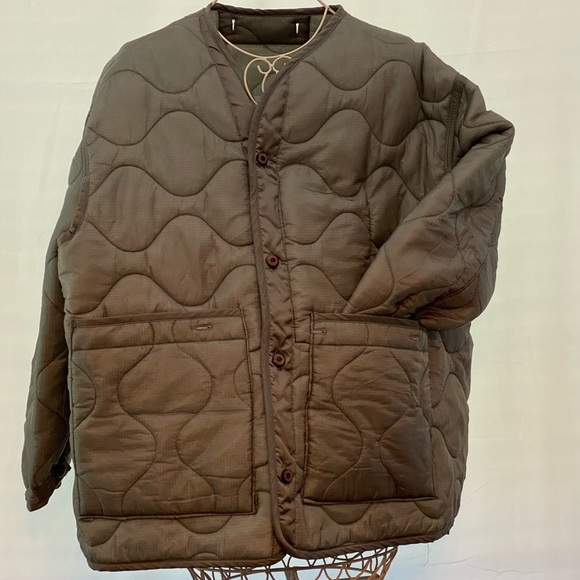 APV CAMO | Jackets & Coats | Vintage Upscaled Oversized Army Quilted ...